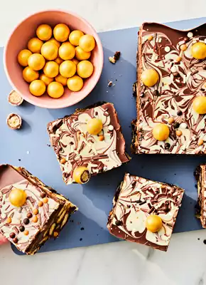 No Bake Caramel Tiffin Recipe | Dr. Oetker